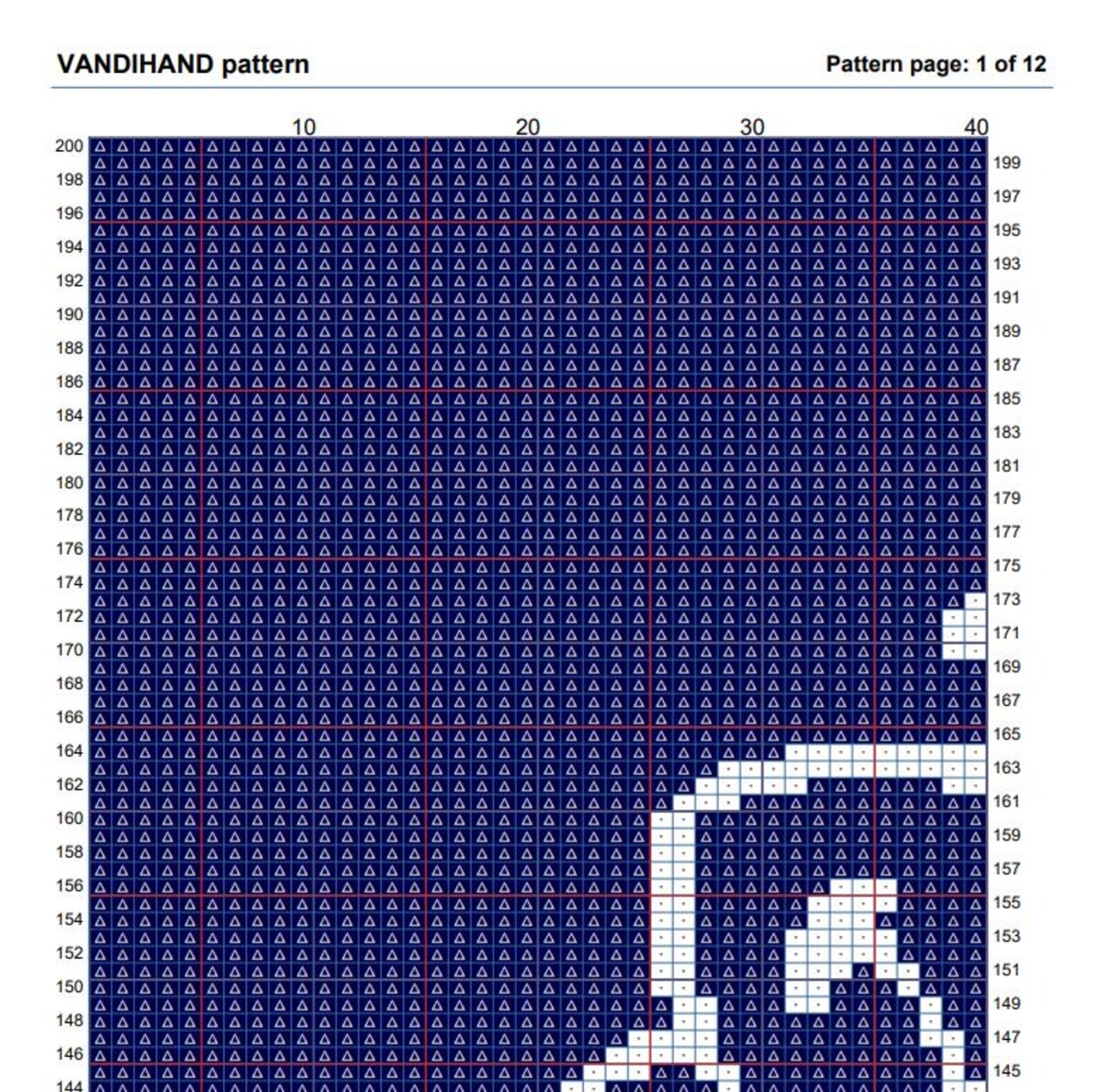 Flowers 10 Crochet Afghan Pattern Graph - Etsy