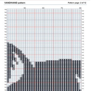 Raccoon 3 Crochet Afghan Pattern Graph - Etsy