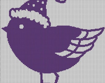 Big Bird Crochet Afghan Pattern Graph - Etsy