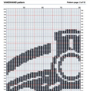 Train 7 Crochet Afghan Pattern Graph - Etsy