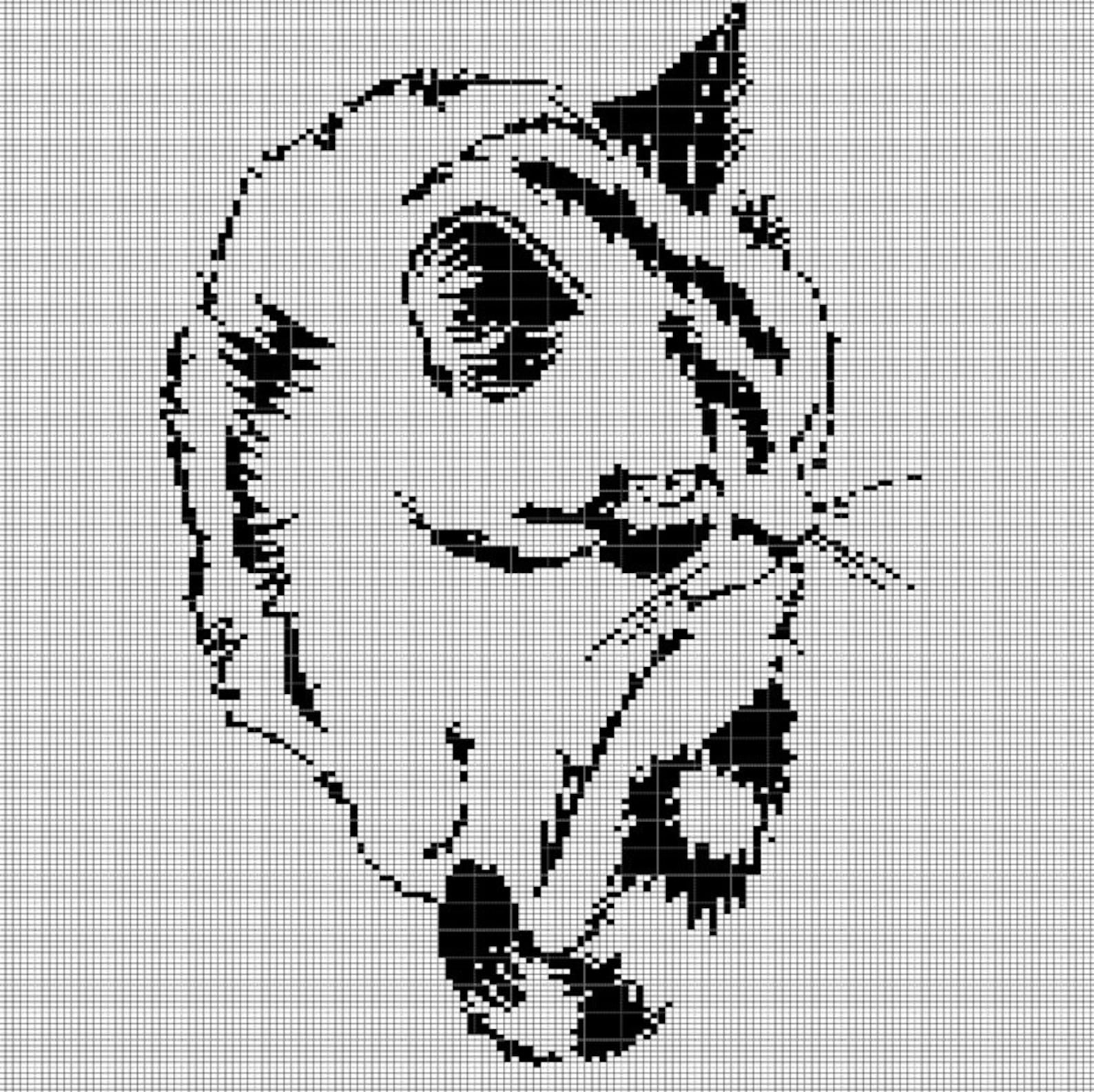 Cat 10 Crochet Afghan Pattern Graph - Etsy