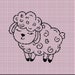 Little Sheep Crochet Afghan Pattern Graph - Etsy