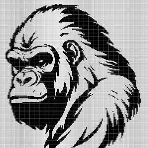 Gorilla 2 Crochet Afghan Pattern Graph - Etsy