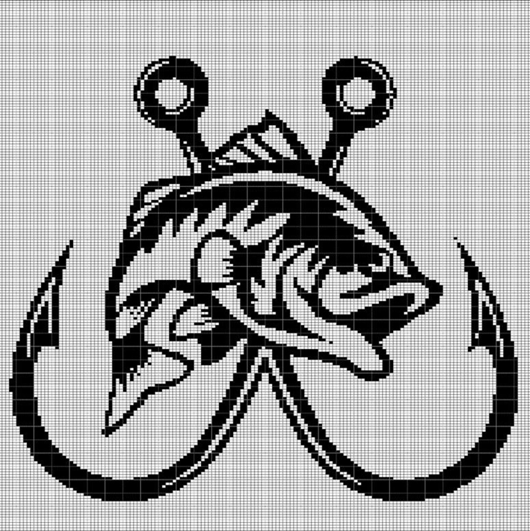 Fishing 4 Crochet Afghan Pattern Graph - Etsy