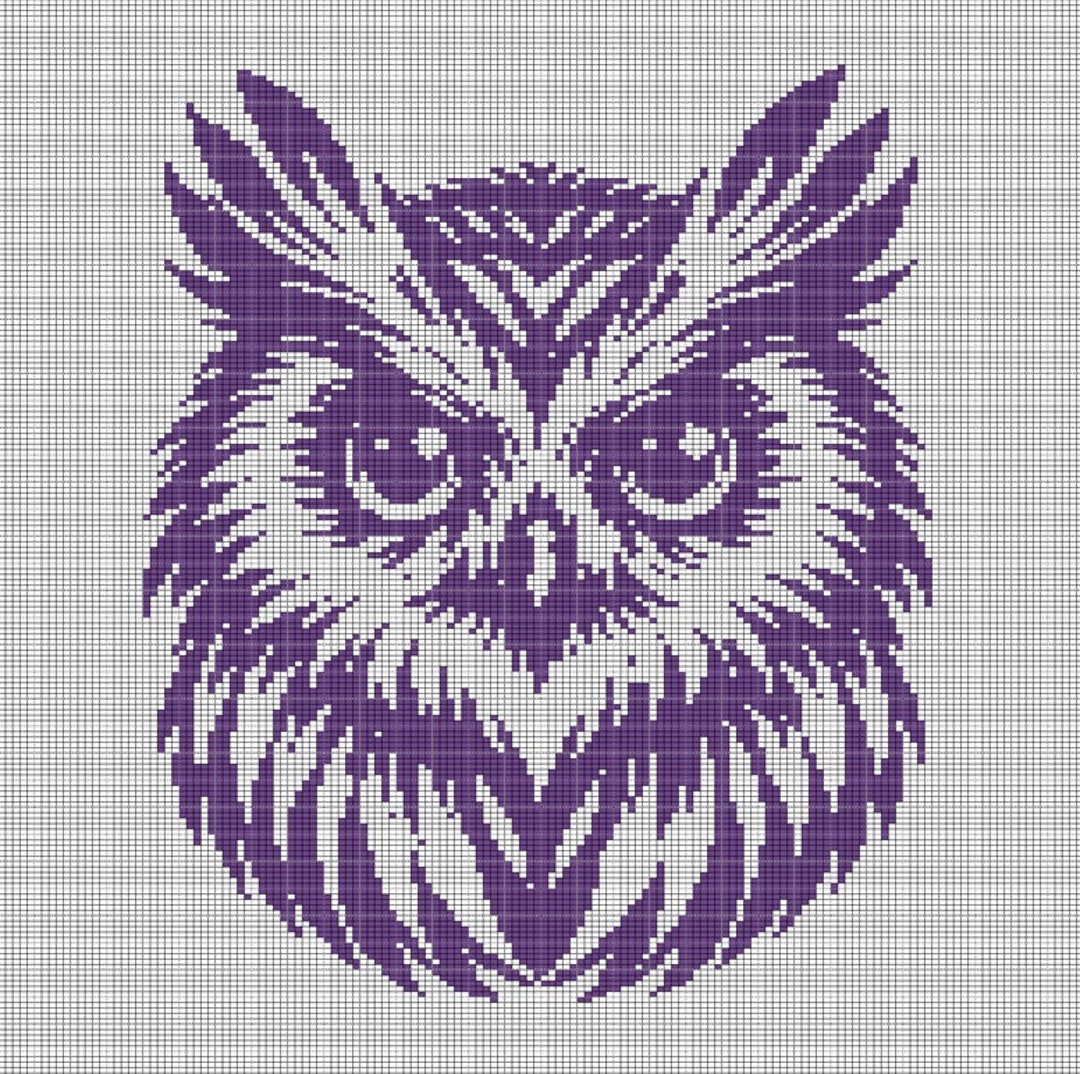 Owl 19 Crochet Afghan Pattern Graph - Etsy