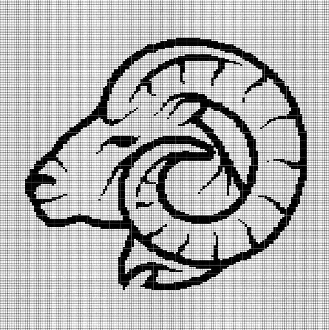 Ram Head 3 Crochet Afghan Pattern Graph - Etsy