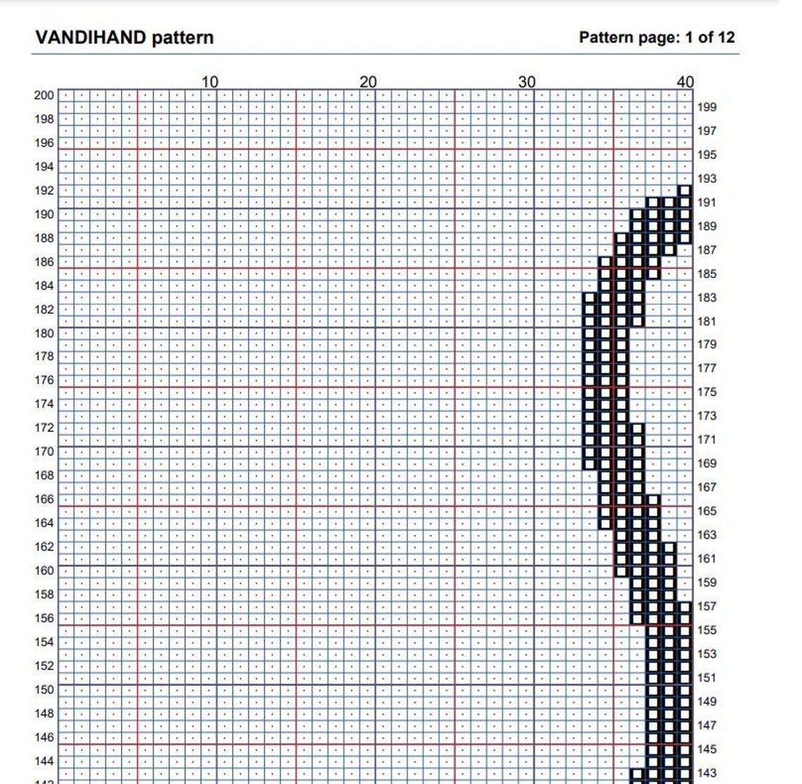 Baby French Bulldog Crochet Afghan Pattern Graph - Etsy