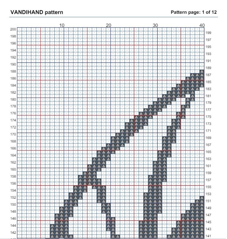 Turtle in the Sea Crochet Afghan Pattern Graph - Etsy