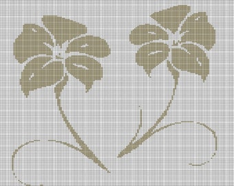 Rose 3 Crochet Afghan Pattern Graph - Etsy