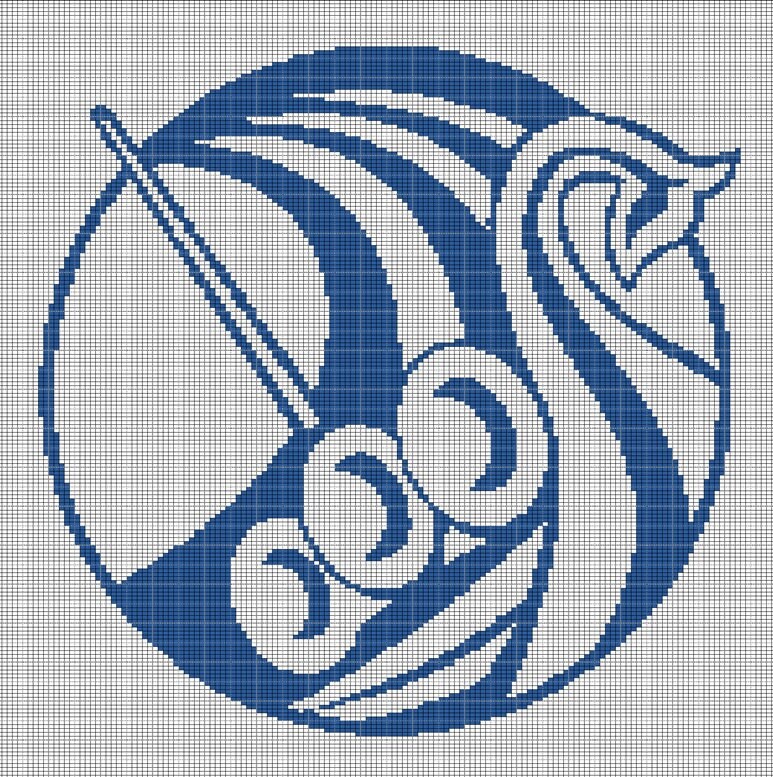 Viking Ship Crochet Afghan Pattern Graph - Etsy