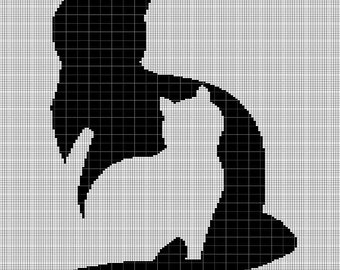 Cat Crochet Afghan Pattern Graph - Etsy