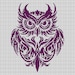 Owl 18 Crochet Afghan Pattern Graph - Etsy