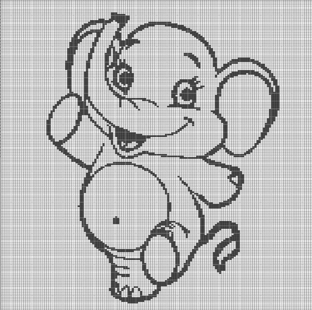 Little Elephant 7 Crochet Afghan Pattern Graph - Etsy
