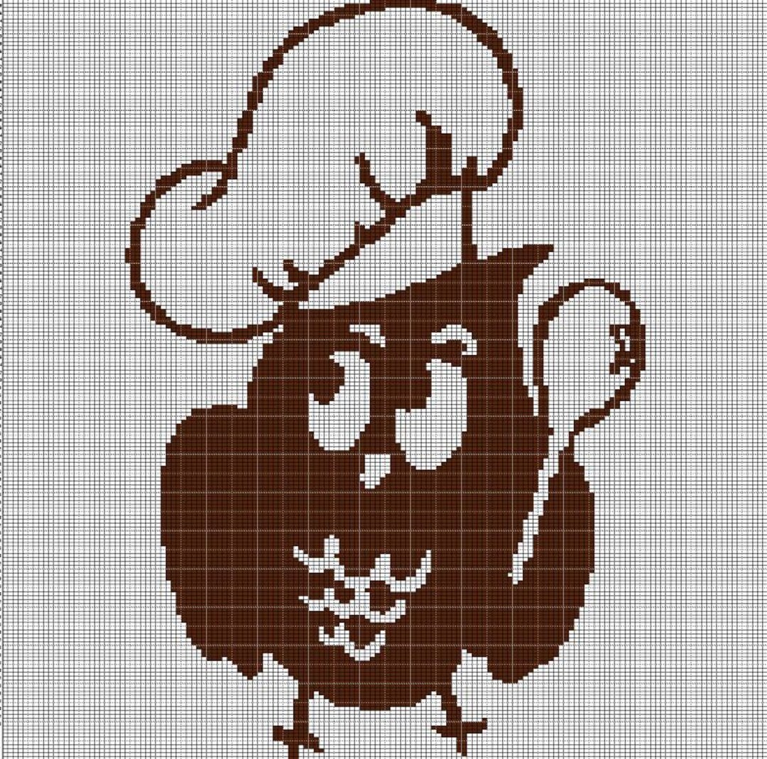 Cook Owl Crochet Afghan Pattern Graph - Etsy