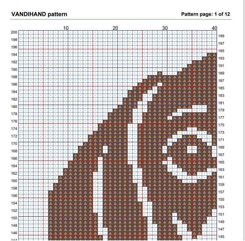 Dachshund 4 Crochet Afghan Pattern Graph - Etsy