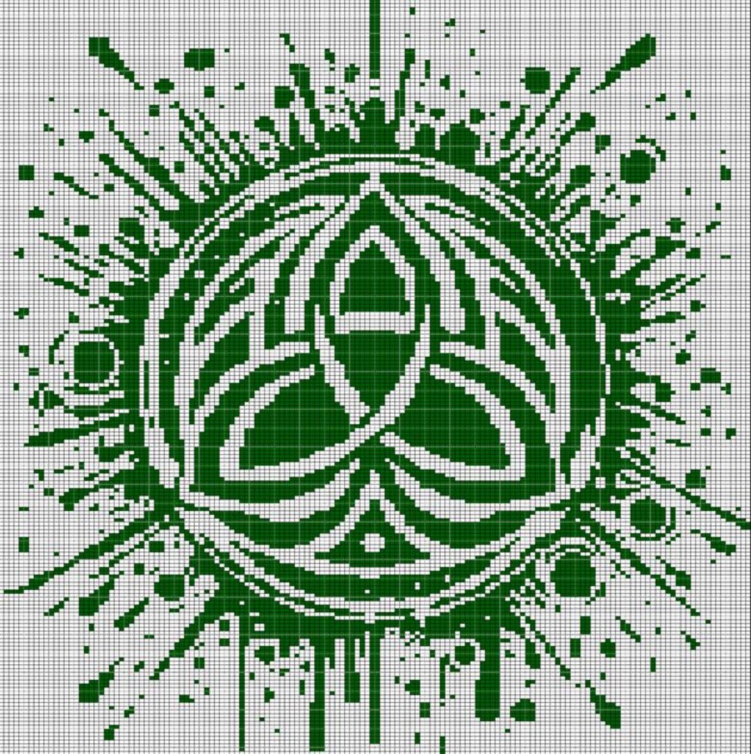 Celtic Knot 5 Crochet Afghan Pattern Graph - Etsy