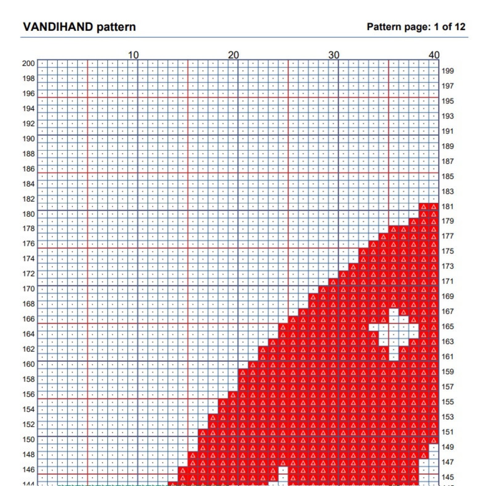 Moon Mushroom Crochet Afghan Pattern Graph - Etsy