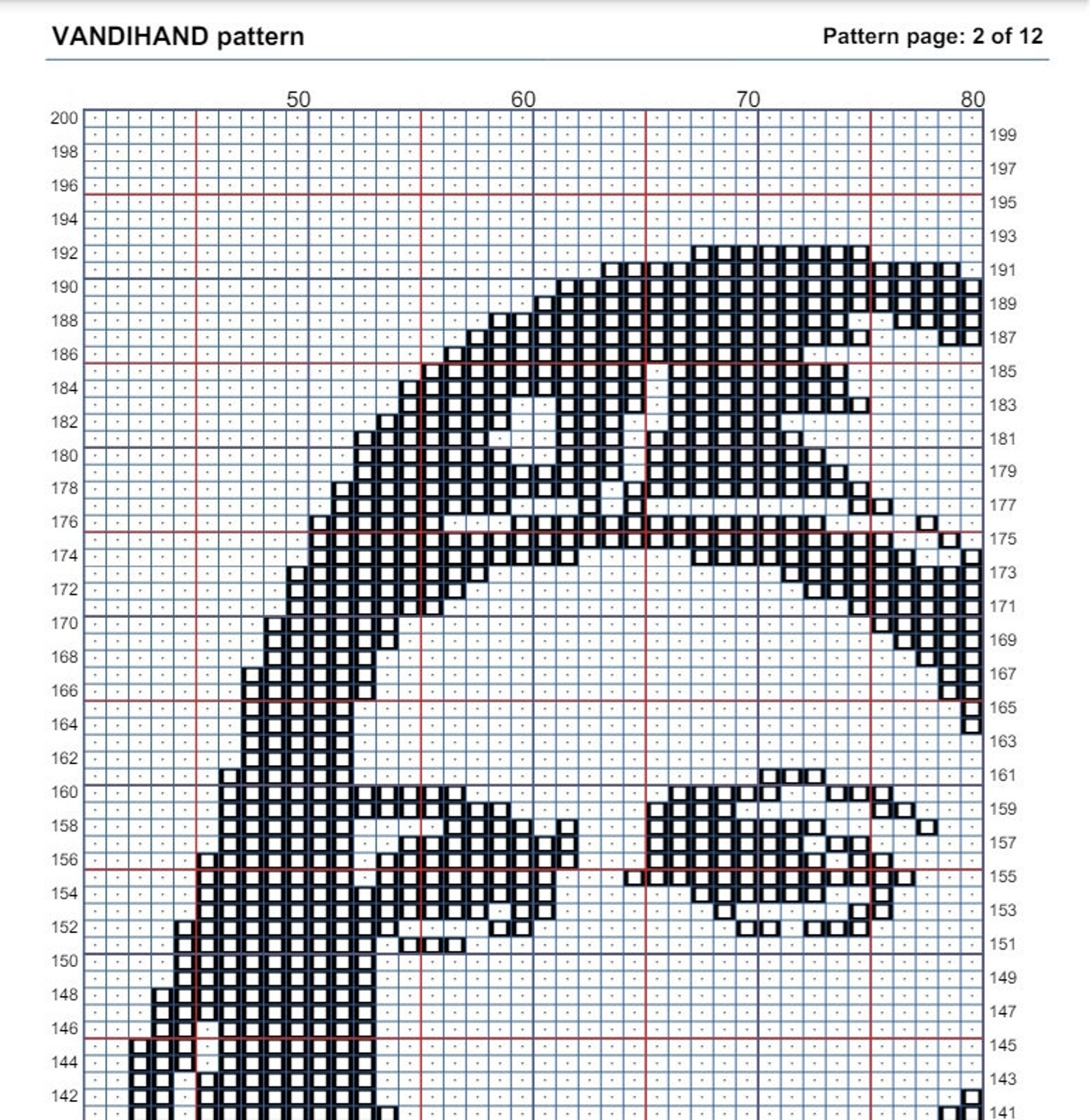 Jesus Crochet Afghan Pattern Graph - Etsy