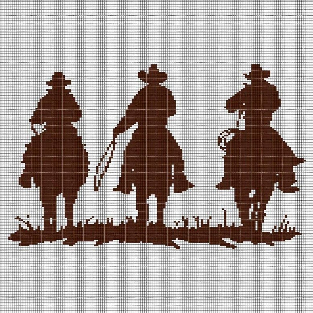 Cowboys Crochet Afghan Pattern Graph - Etsy