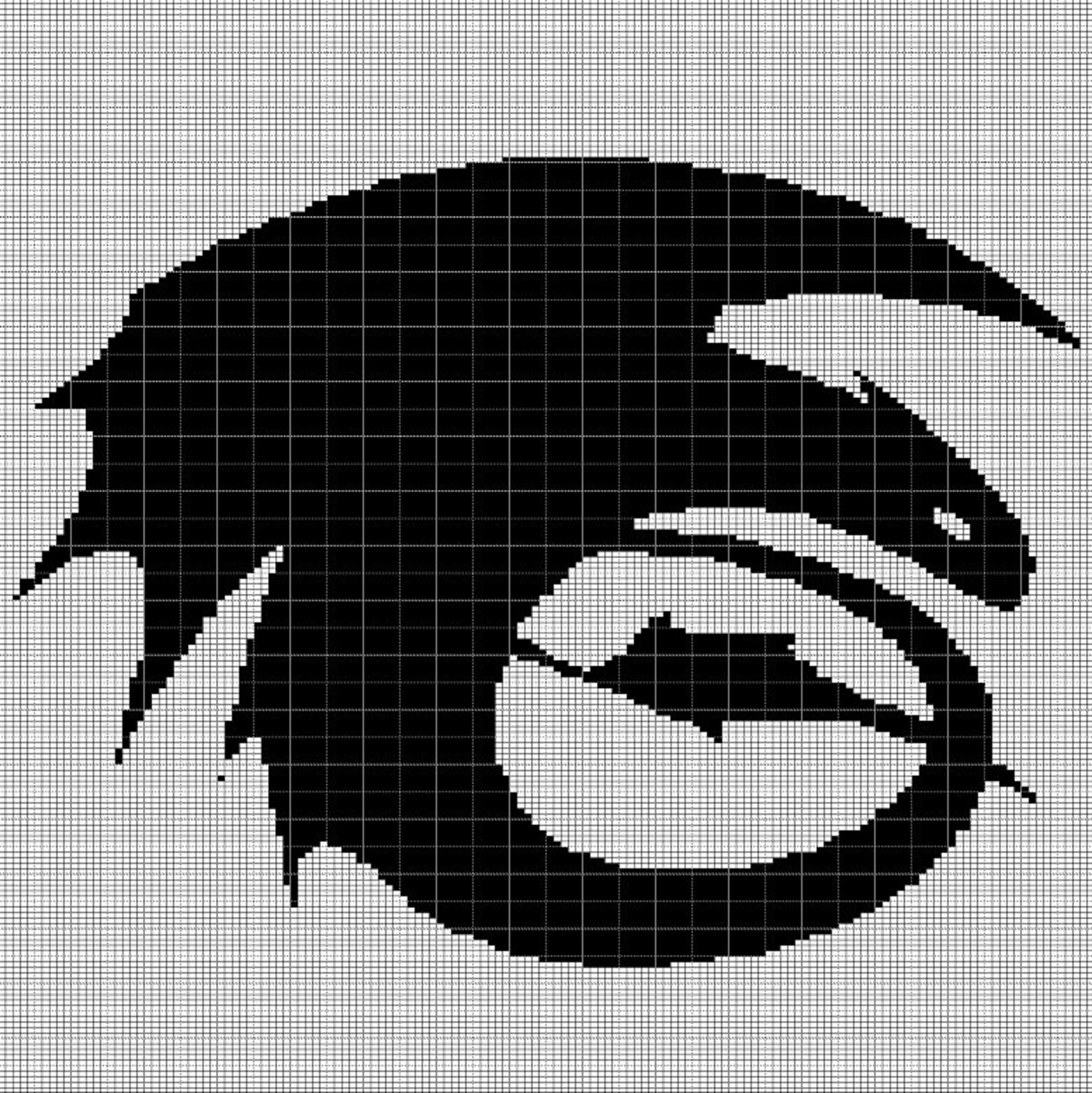 Toothless Crochet Afghan Pattern Graph - Etsy