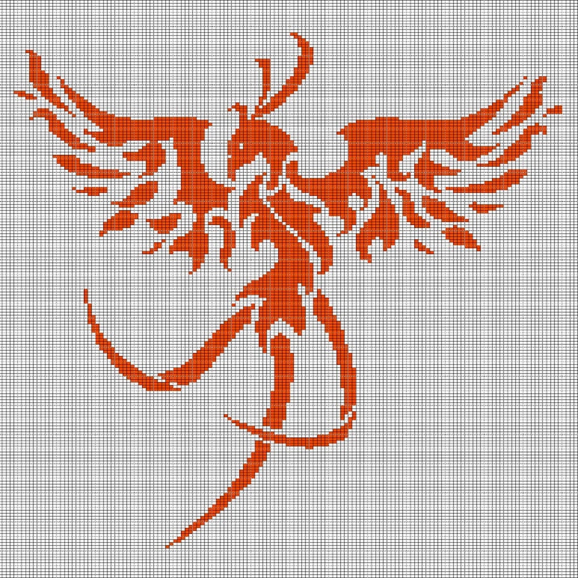 Phoenix 6 Crochet Afghan Pattern Graph - Etsy