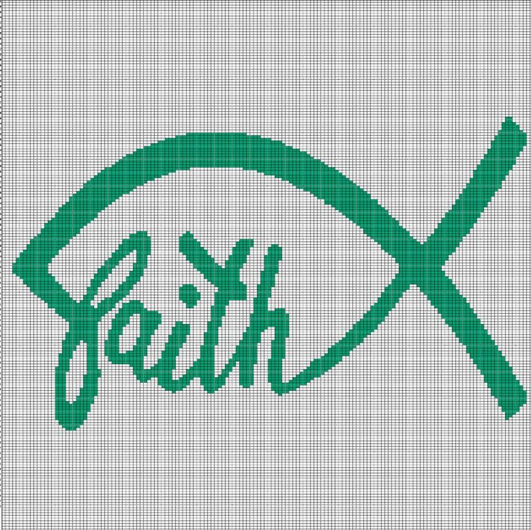 Faith 2 Crochet Afghan Pattern Graph - Etsy