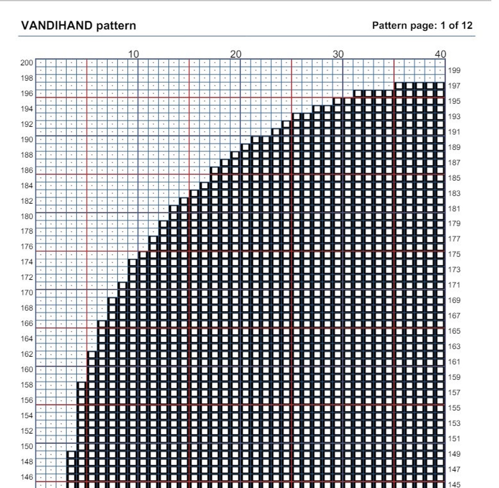 Hearth With Skull Crochet Afghan Pattern Graph - Etsy