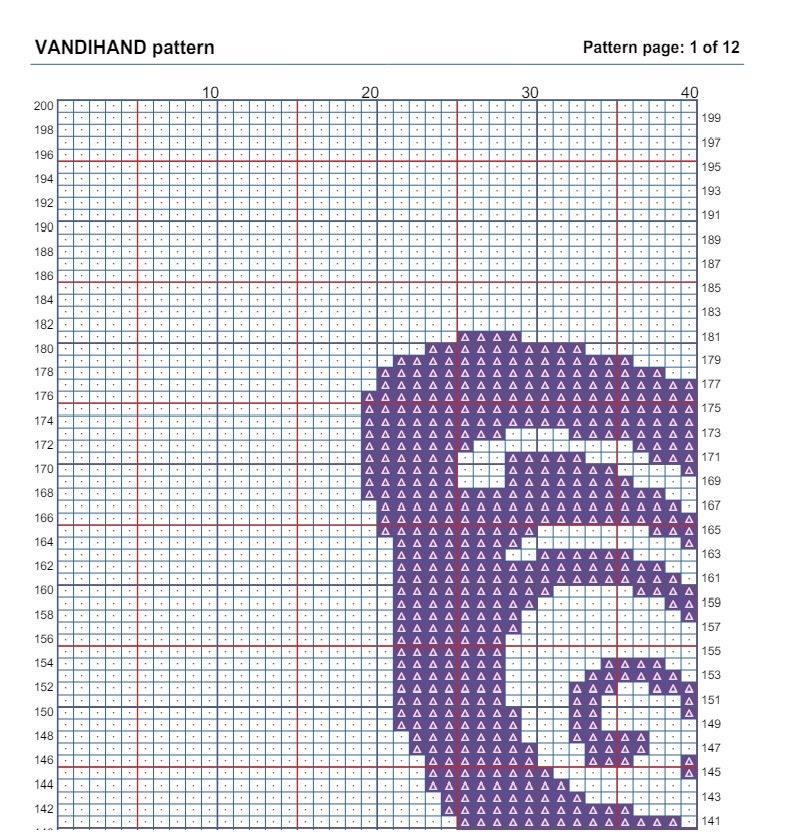 Fairy 3 Crochet Afghan Pattern Graph - Etsy
