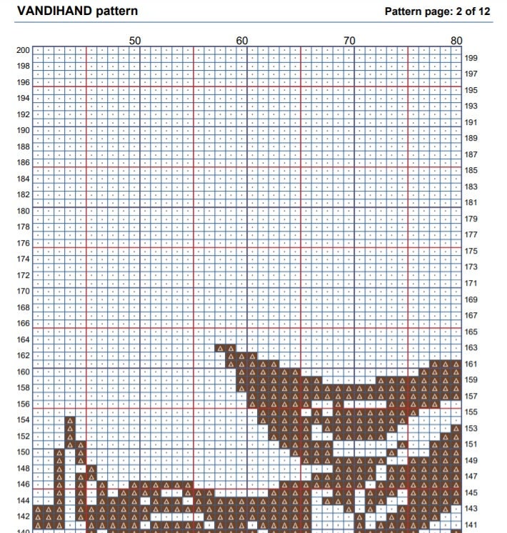 Horse Mom and Baby Crochet Afghan Pattern Graph - Etsy