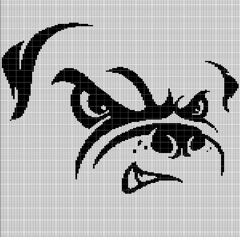 Bulldog 2 Crochet Afghan Pattern Graph - Etsy