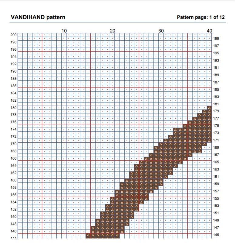 Cowboys 2 Crochet Afghan Pattern Graph - Etsy