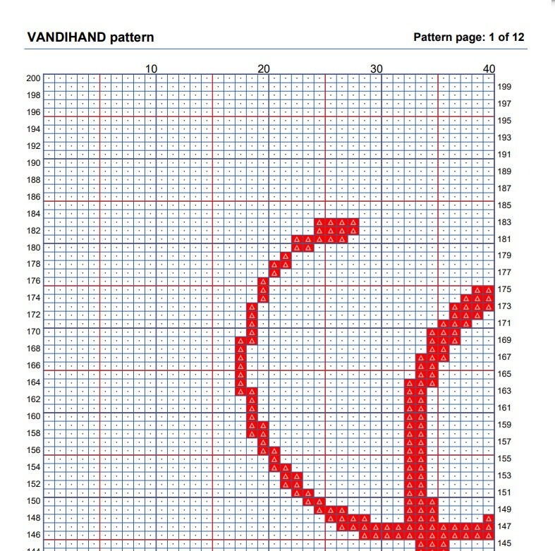 Love 7 Crochet Afghan Pattern Graph - Etsy