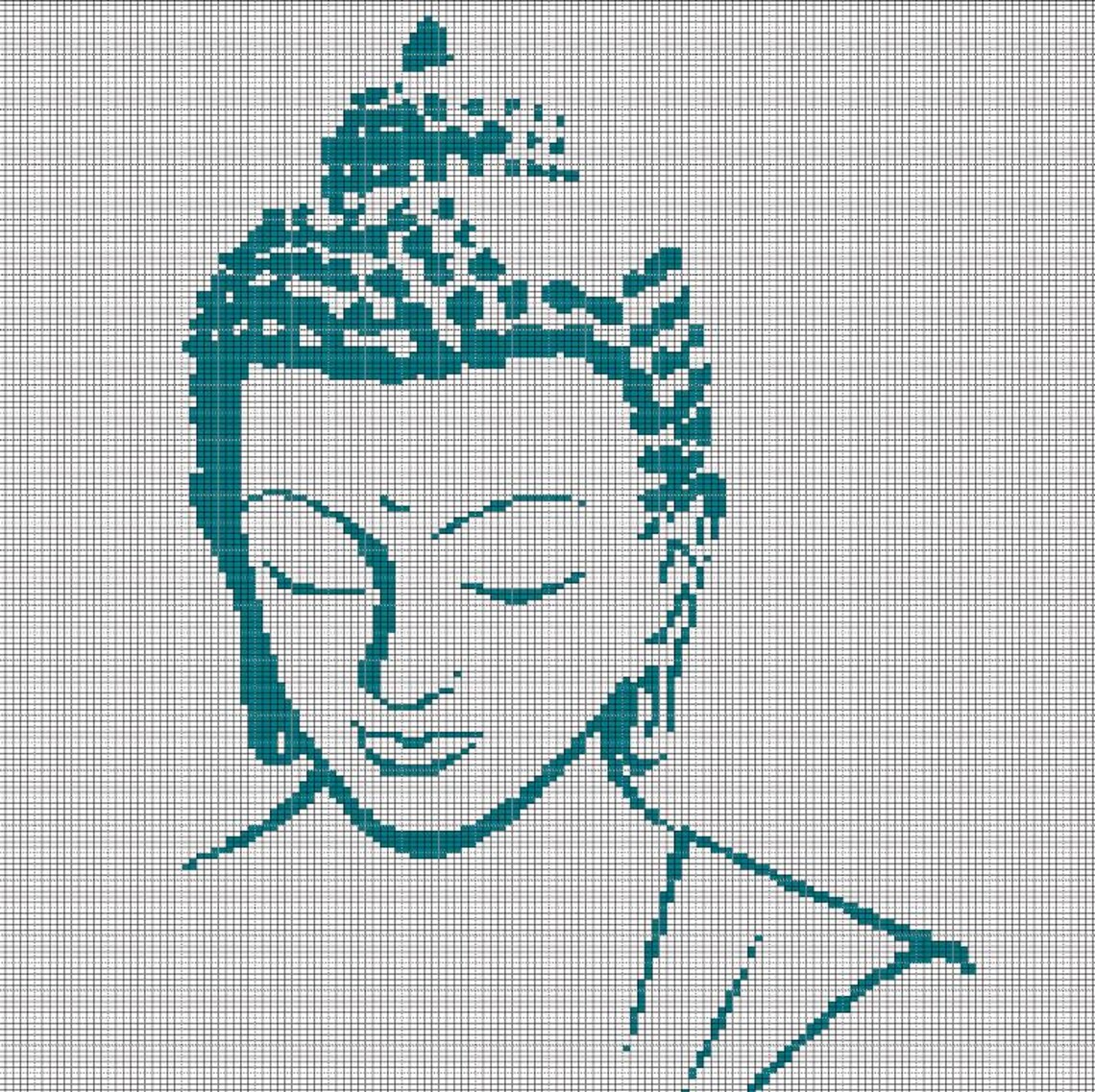 Buddha Crochet Afghan Pattern Graph - Etsy