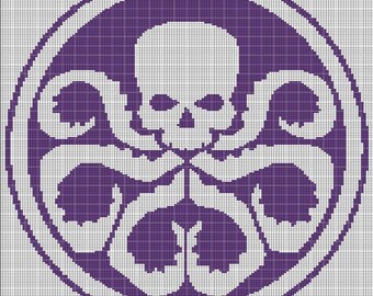 Octopus Crochet Afghan Pattern Graph - Etsy