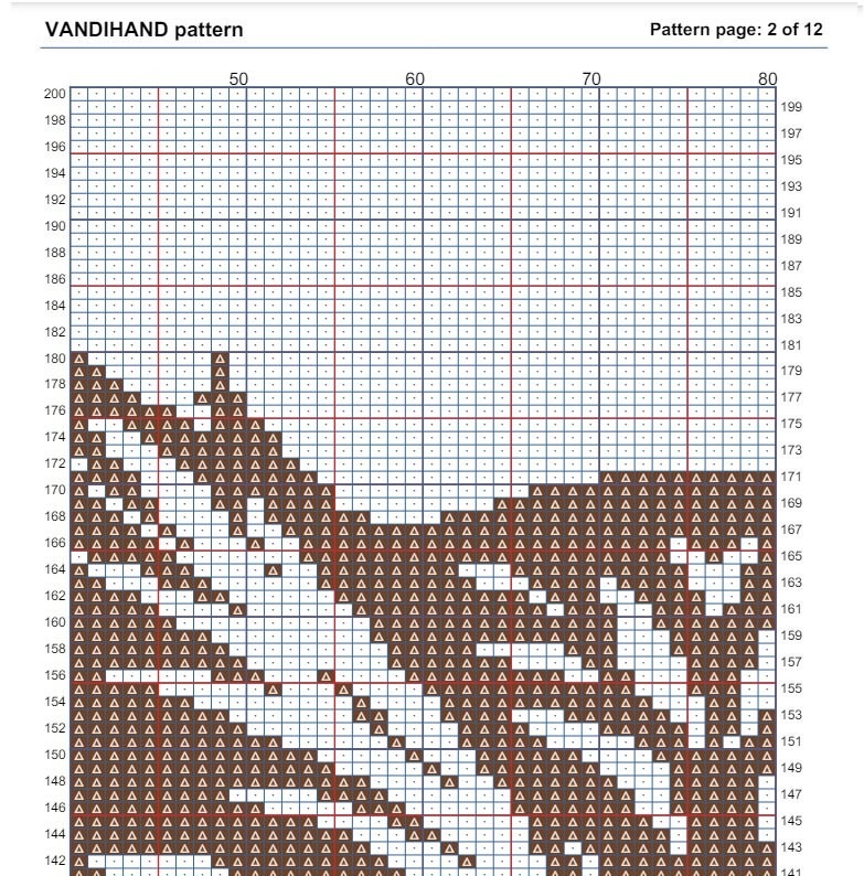 Owl 17 Crochet Afghan Pattern Graph - Etsy