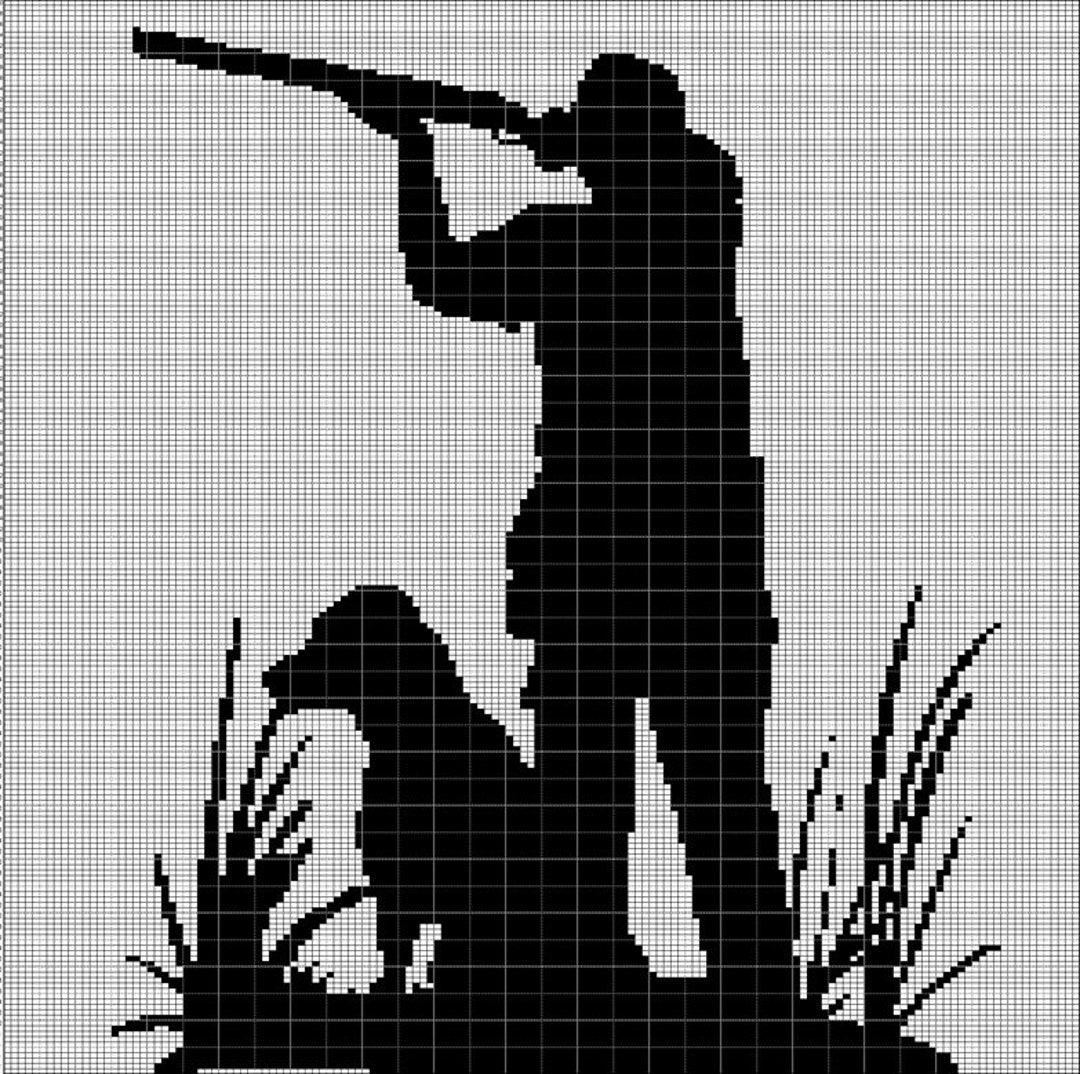 Hunting 4 Crochet Afghan Pattern Graph - Etsy