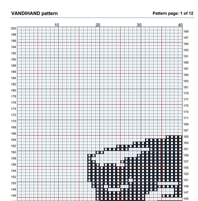 Dachshund With Flowers Crochet Afghan Pattern Graph - Etsy