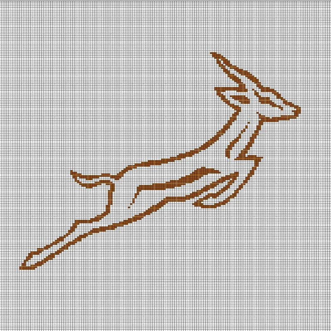 Gazelle Crochet Afghan Pattern Graph - Etsy