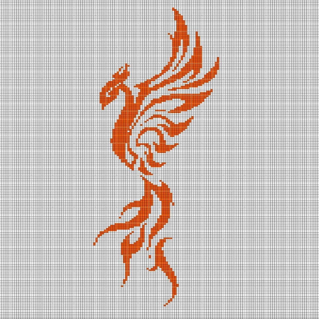 Phoenix 3 Crochet Afghan Pattern Graph - Etsy
