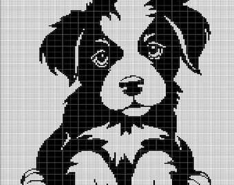 Little Dog 7 Crochet Afghan Pattern Graph - Etsy