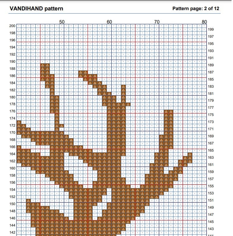 Deer 10 Crochet Afghan Pattern Graph - Etsy