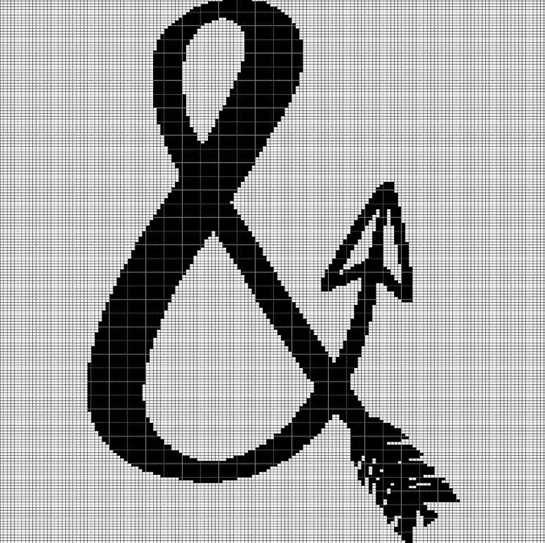 Endless Arrow Crochet Afghan Pattern Graph - Etsy