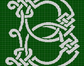 Celtic Knot 4 Crochet Afghan Pattern Graph - Etsy