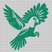 Parrot 2 Crochet Afghan Pattern Graph - Etsy