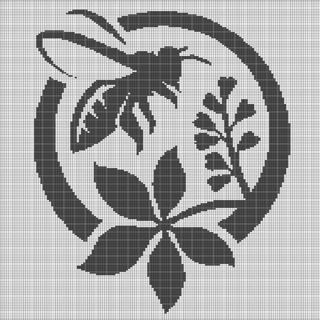 Bee With Flowers 4 Crochet Afghan Pattern Graph - Etsy