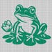 Frog 6 Crochet Afghan Pattern Graph - Etsy