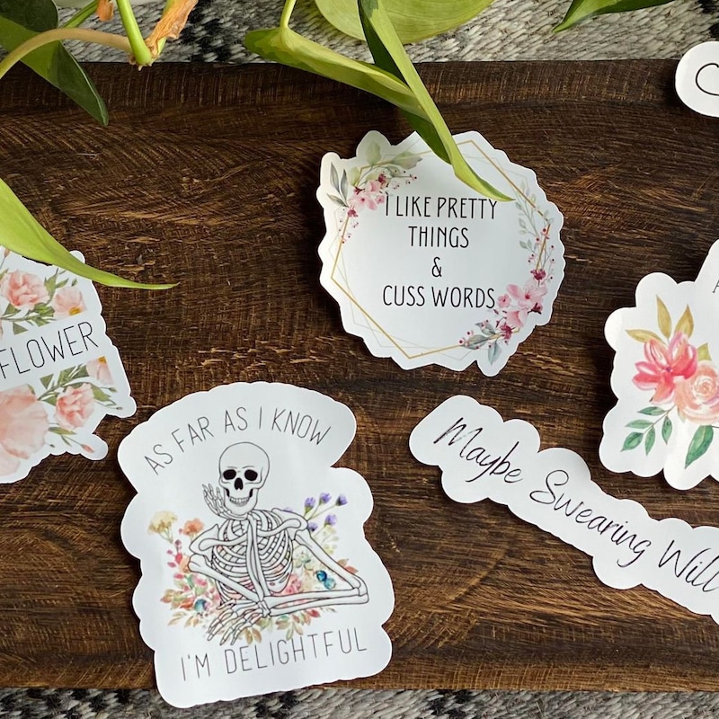 Snarky Stickers - Etsy