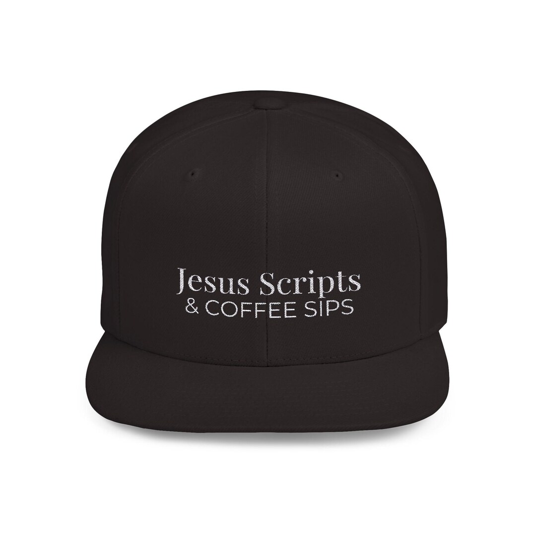 Jesus Scripts and Coffee Sips Trucker Hat Jesus and Coffee Snapback Cap for Christian Women ...