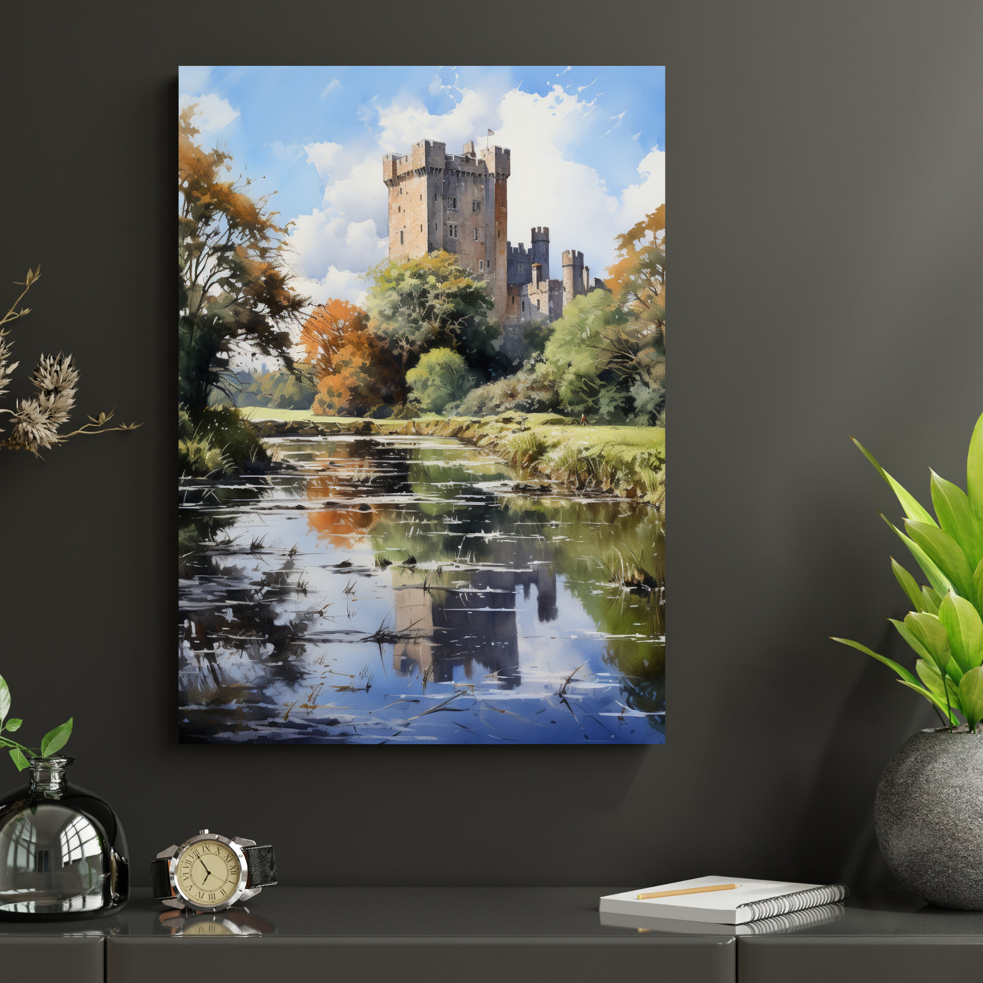 Castles of Ireland BUNDLE Printable Gallery Wall Art 12 Watercolor ...