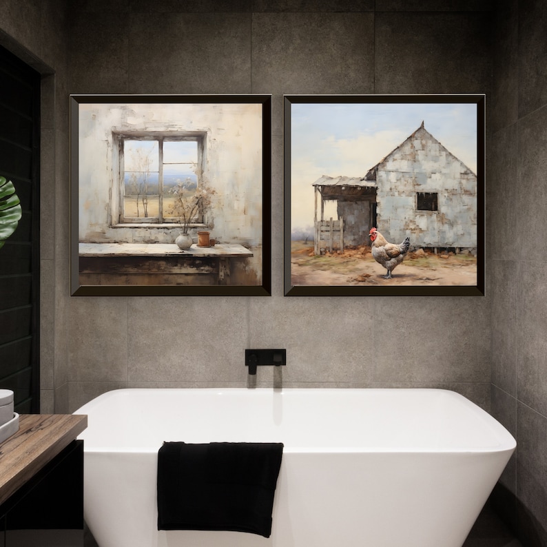 Old Stone Farm BUNDLE | Printable Gallery Wall Art | 12 Neutral Oil ...